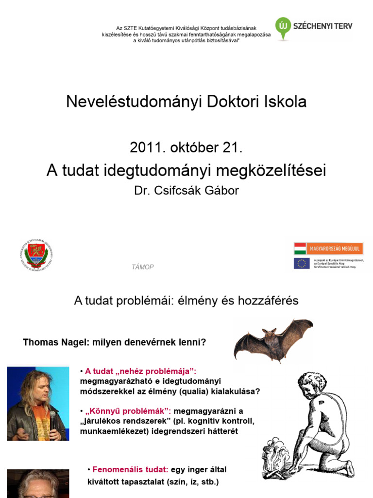 Tudat idegtudományi megközelítése | PDF