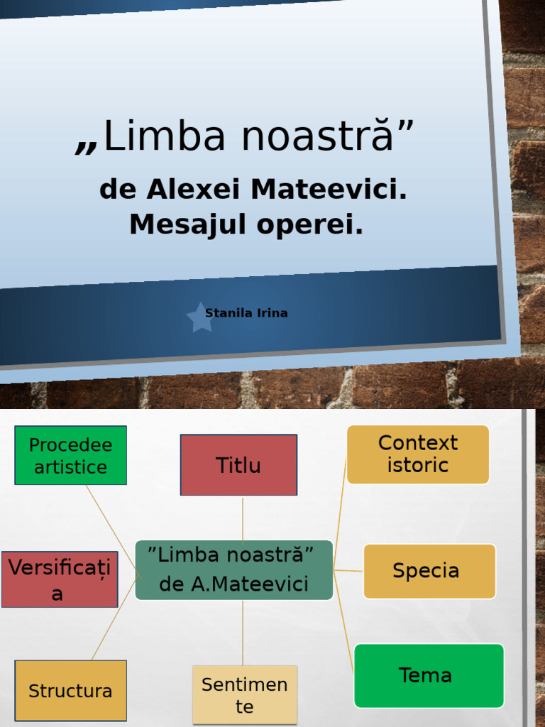 Limba Noastra A Mateevici | PDF