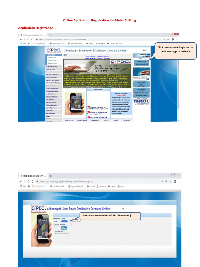 8.SOP Application Registration Meter Shifting | PDF
