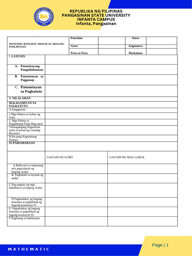 Aral Pan | PDF
