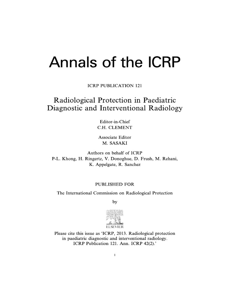 Icrp P 121 | PDF
