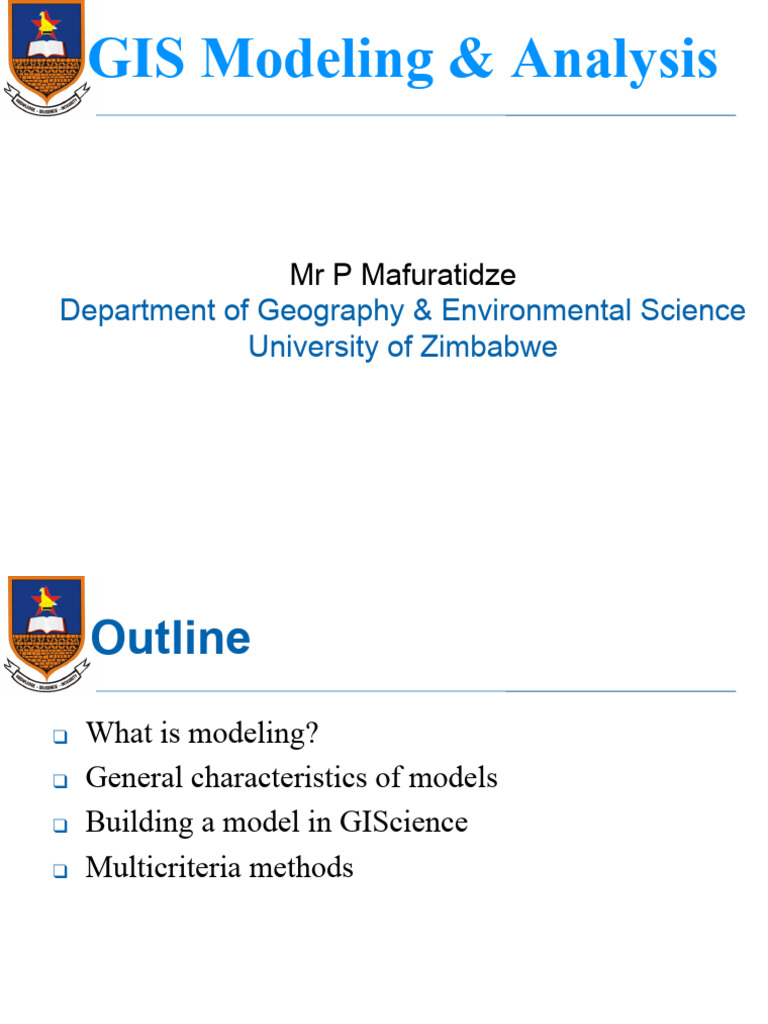 GIS Modeling | PDF | Geographic Information System | Conceptual Model
