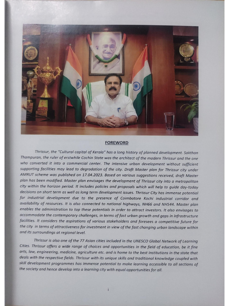 Thrissur City Master Plan 2039 | PDF | Waste | Natural Disasters