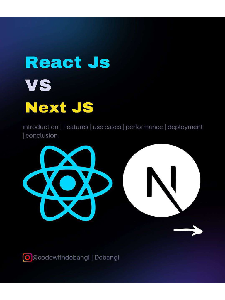 React Js Vs Next Js | PDF