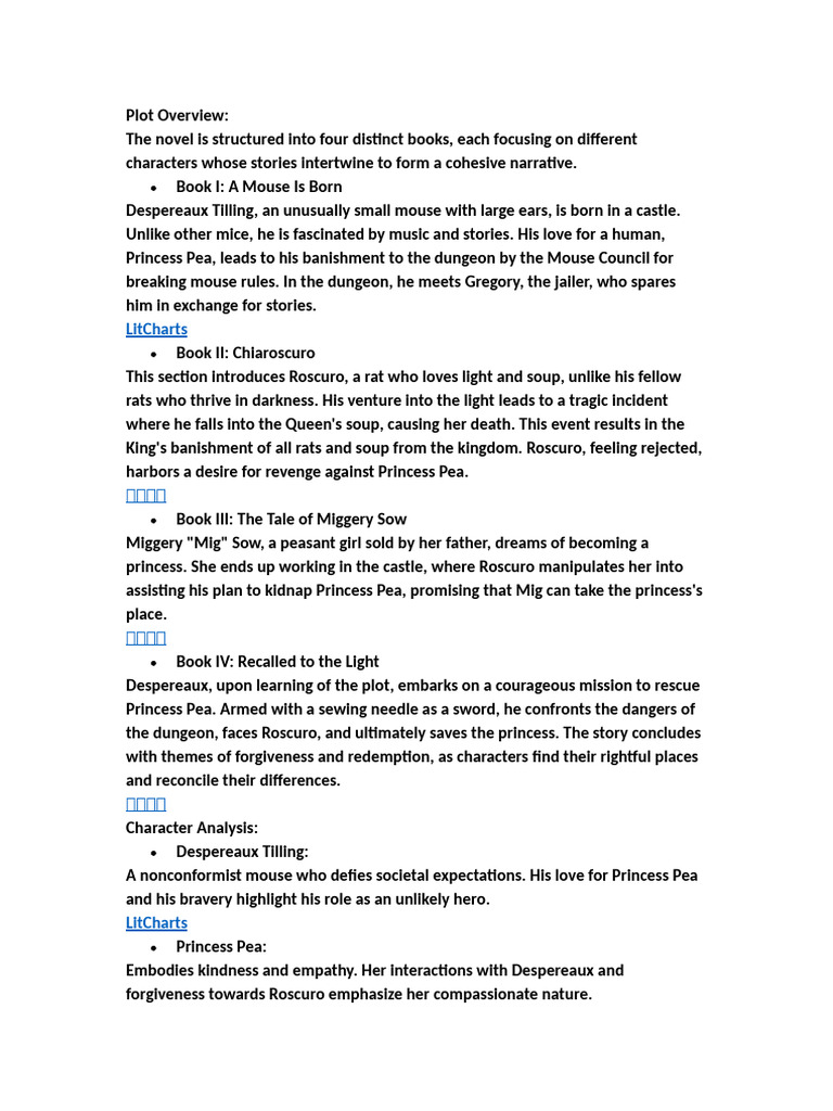 The Tale of Despereaux-A | PDF