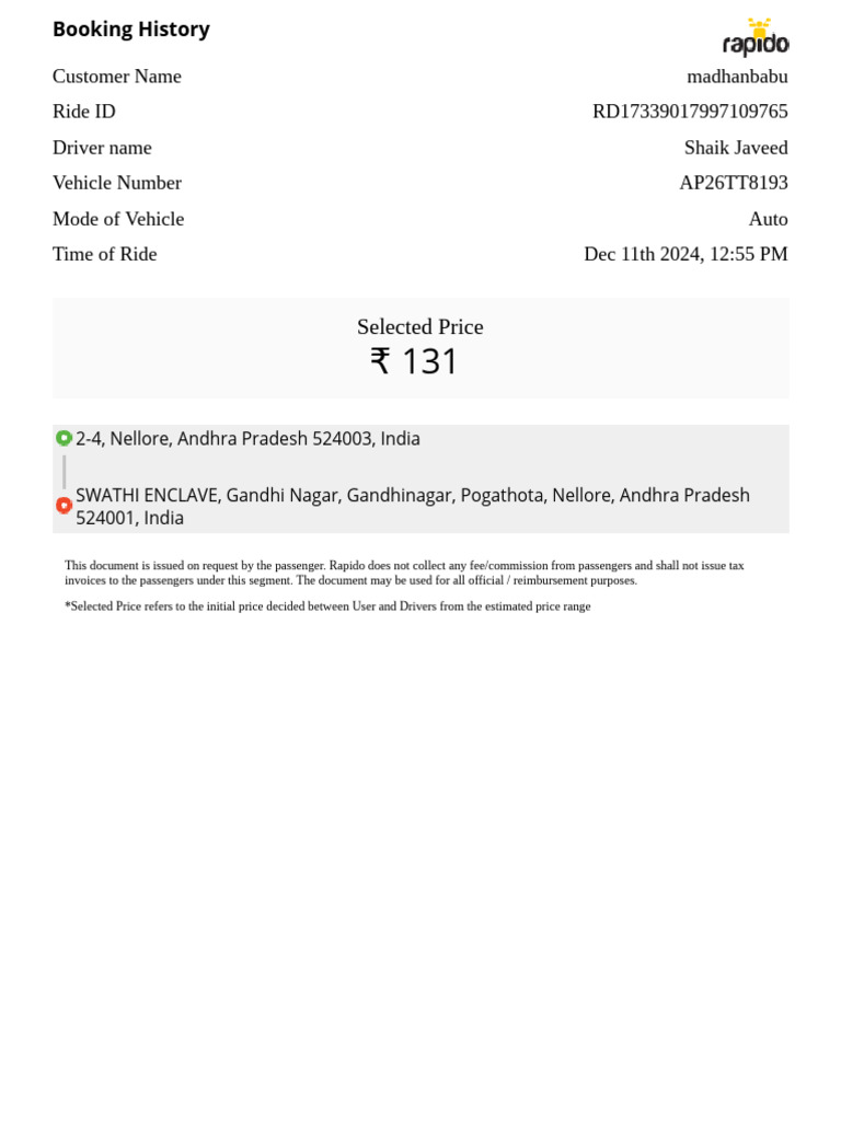 Auto Receipt RD17339017997109765 | PDF