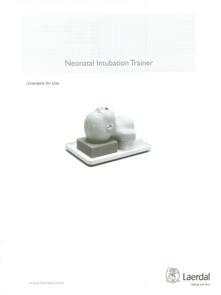 250-00101 Neonatal Intubation Trainer Dfu 1001652 Rev B-984 | PDF ...