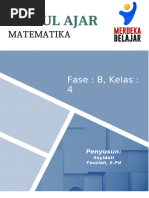 Modul Ajar Pola Gambar Dan Pola Bilangan Kelas 4 | PDF | Karier & Perkembangan