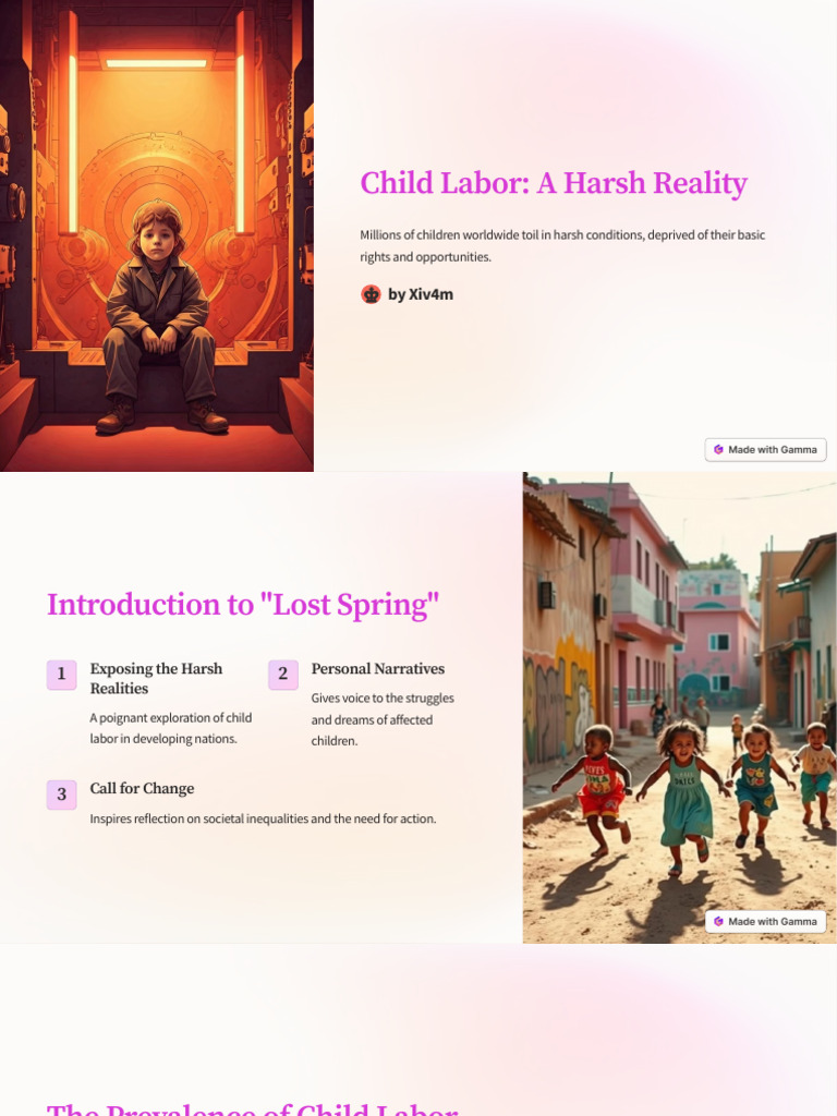 Child Labor A Harsh Reality | PDF | Child Labour | Poverty