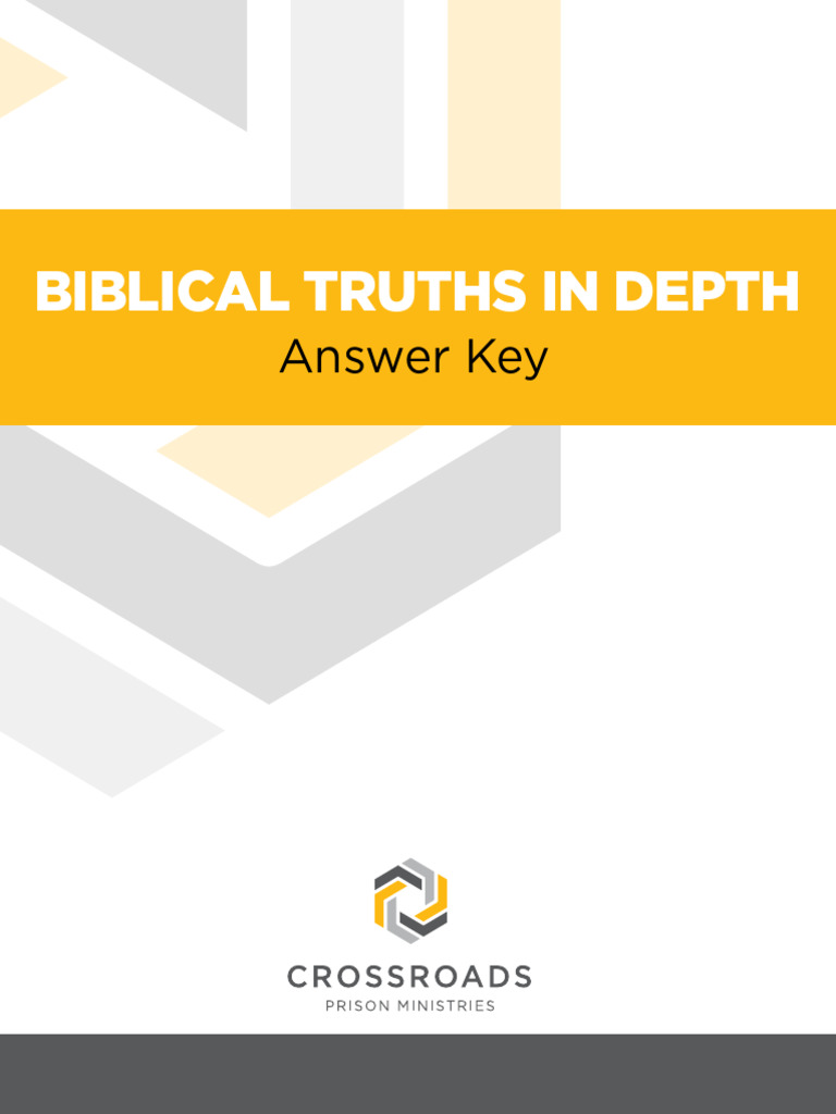 TRUTH BTID Biblical Truths in Depth Answer Key BTIDAK Web | PDF ...