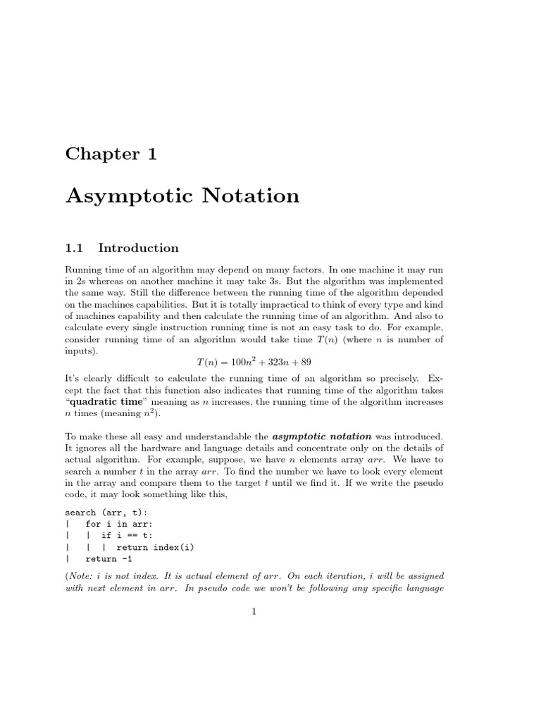 Asymptotic-Notation | PDF | Time Complexity | Mathematical Logic