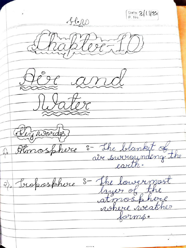 Science Chapter 10 Air and Water-Compressed | PDF