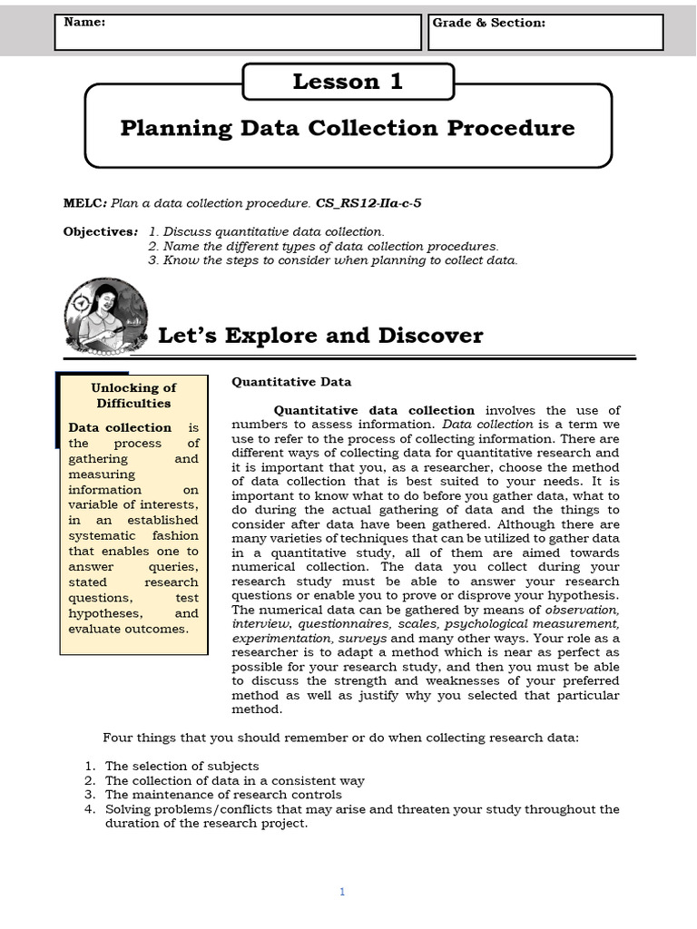 DATA-COLLECTION | PDF | Statistics | Level Of Measurement