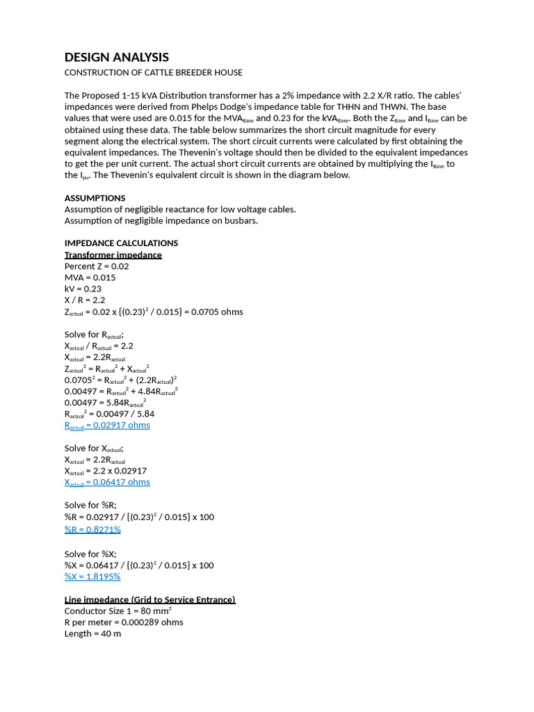 Cattle Breeder House 2 | PDF | Electrical Impedance | Transformer