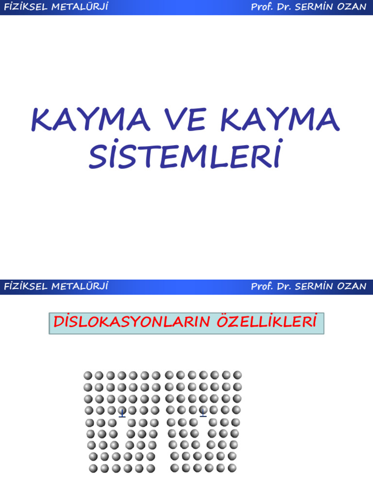 3kayma Ve Kayma Si̇stemleri̇ | PDF