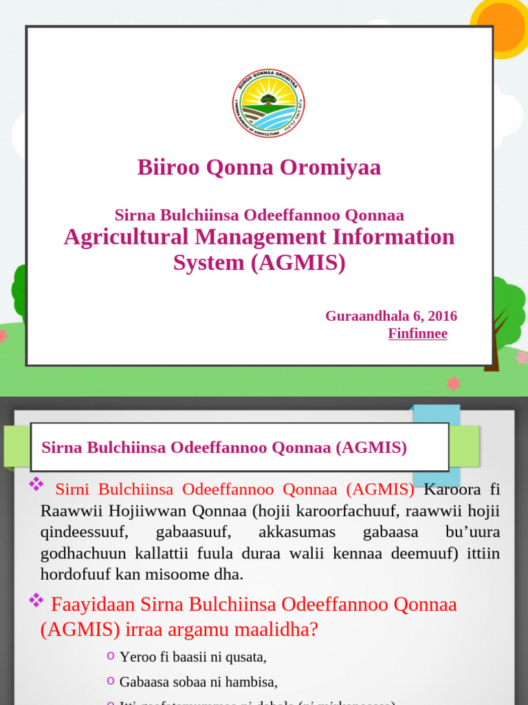 AGMIS Short Presentation | PDF | Mobile App | Computing