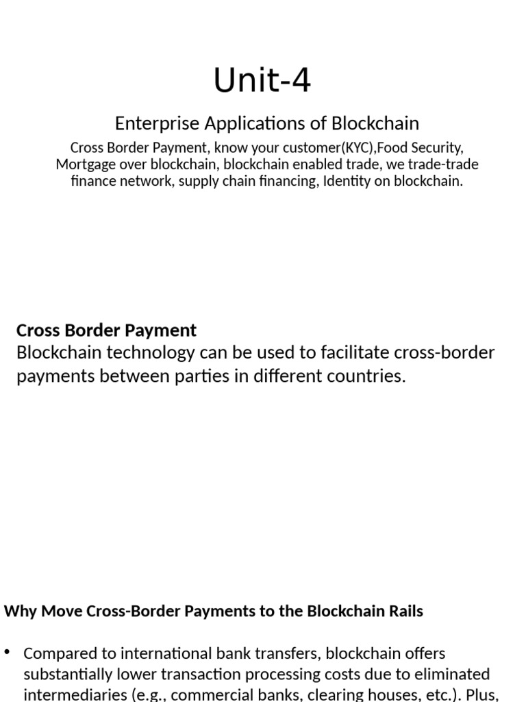 Dbatu University Blockchain Notes BCT-4 Unit | PDF | Cryptocurrency ...