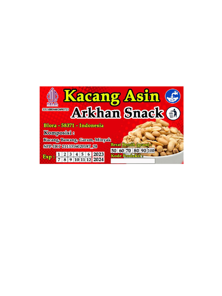 Kacang Asin | PDF