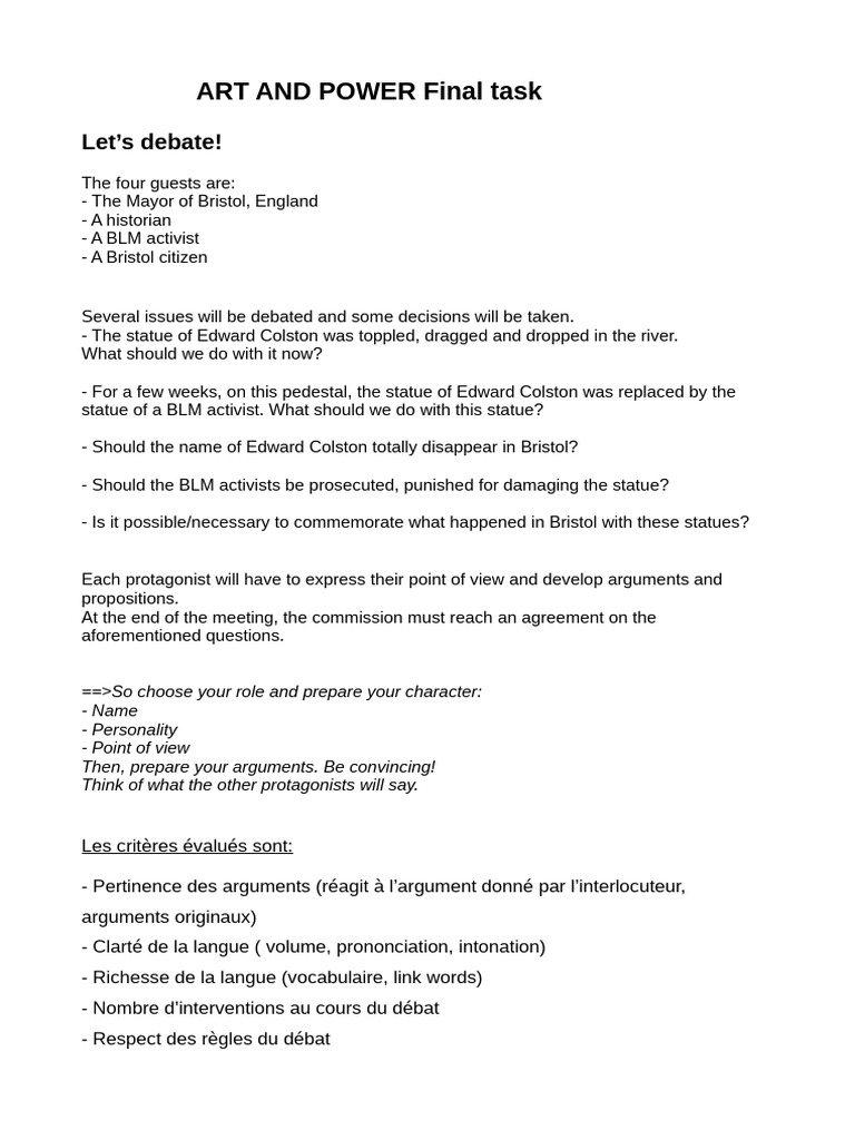 Final Task Art and Power 2 | PDF