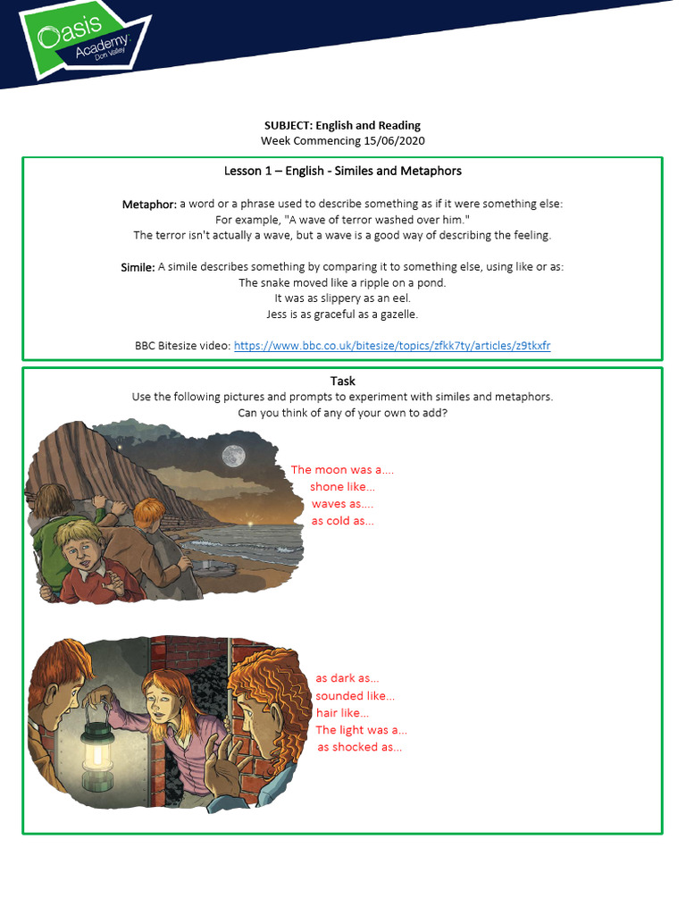 English Reading Week 3 Sum 2 | PDF