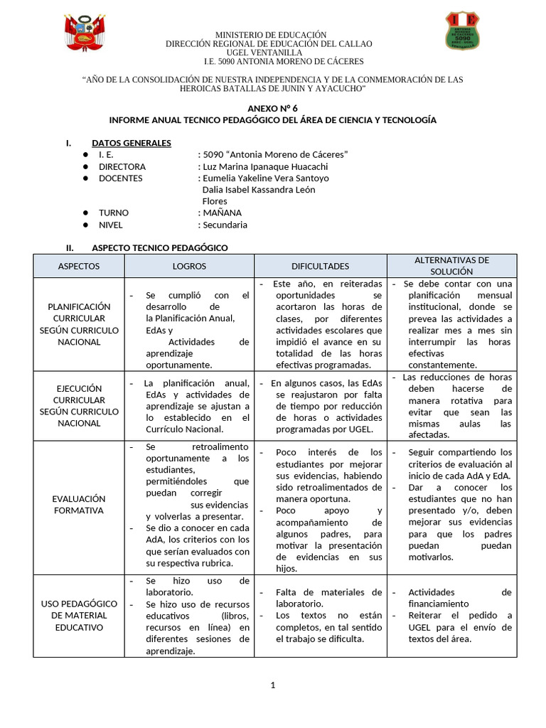 ANEXO 6 - DALIA LEÓN | PDF | Plan de estudios | Evaluación