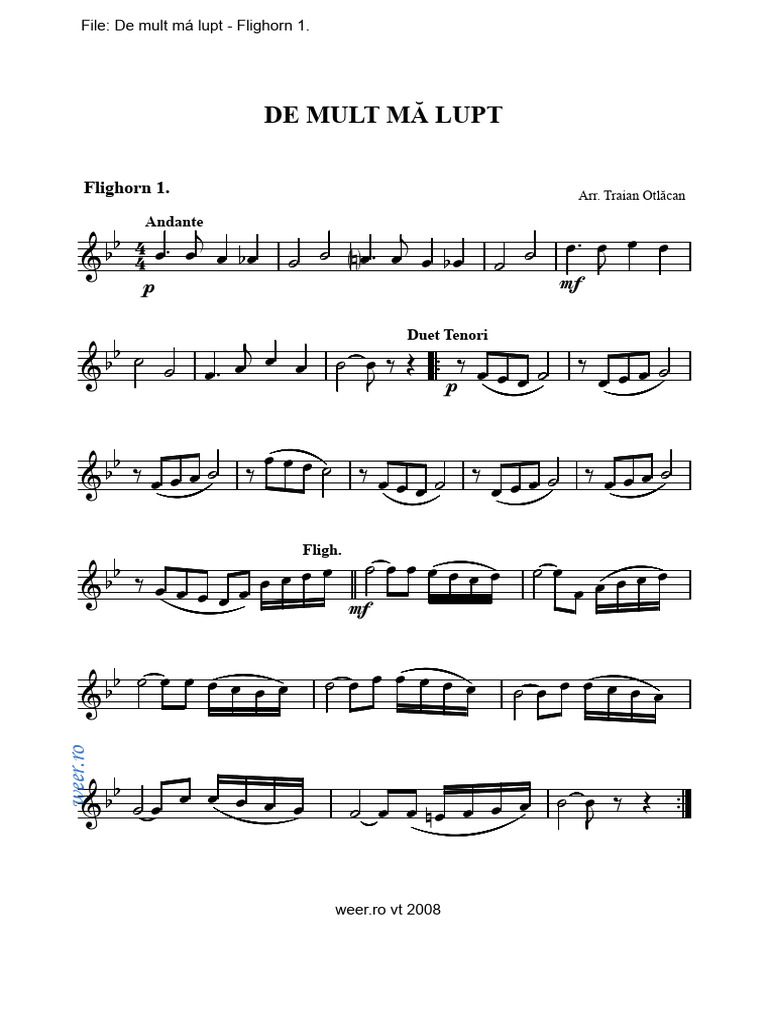 De mult ma lupt | PDF