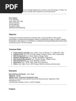 FAANG Resume Template | PDF | Résumé | Computer Programming
