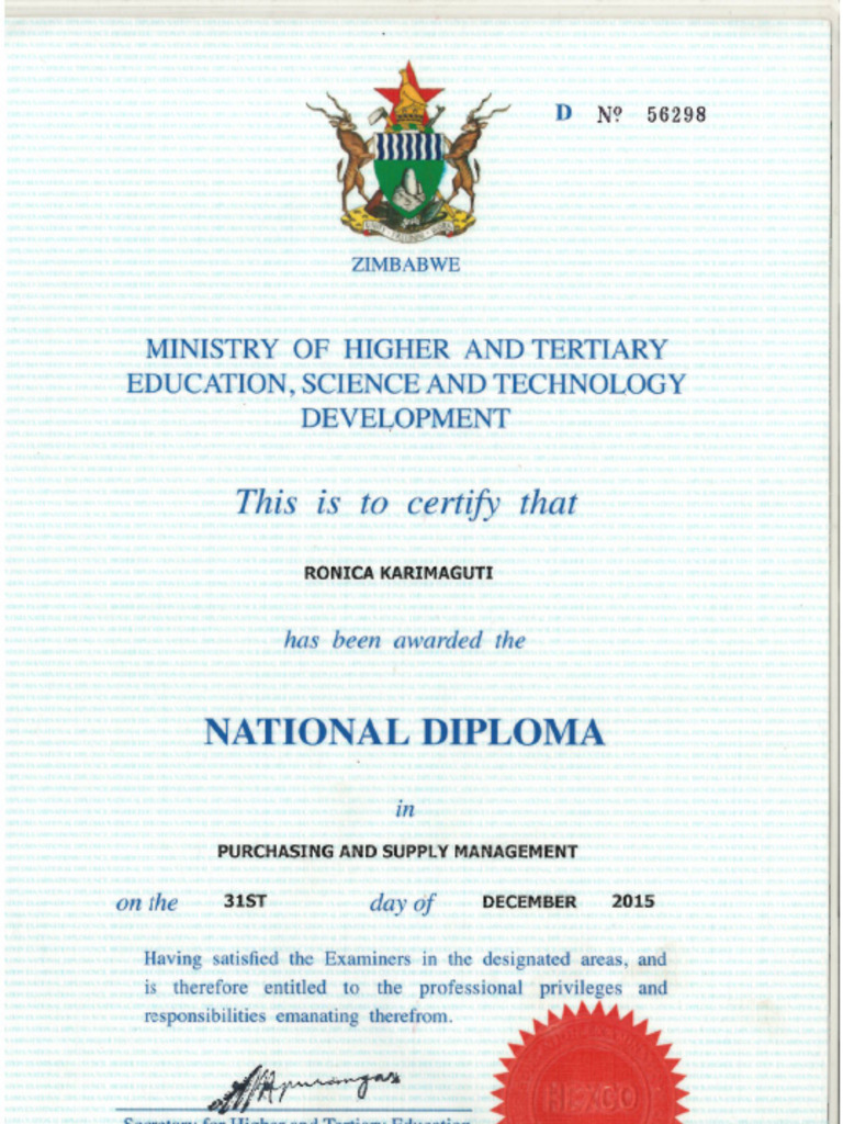 National Diploma in Purchasing and Supply | PDF