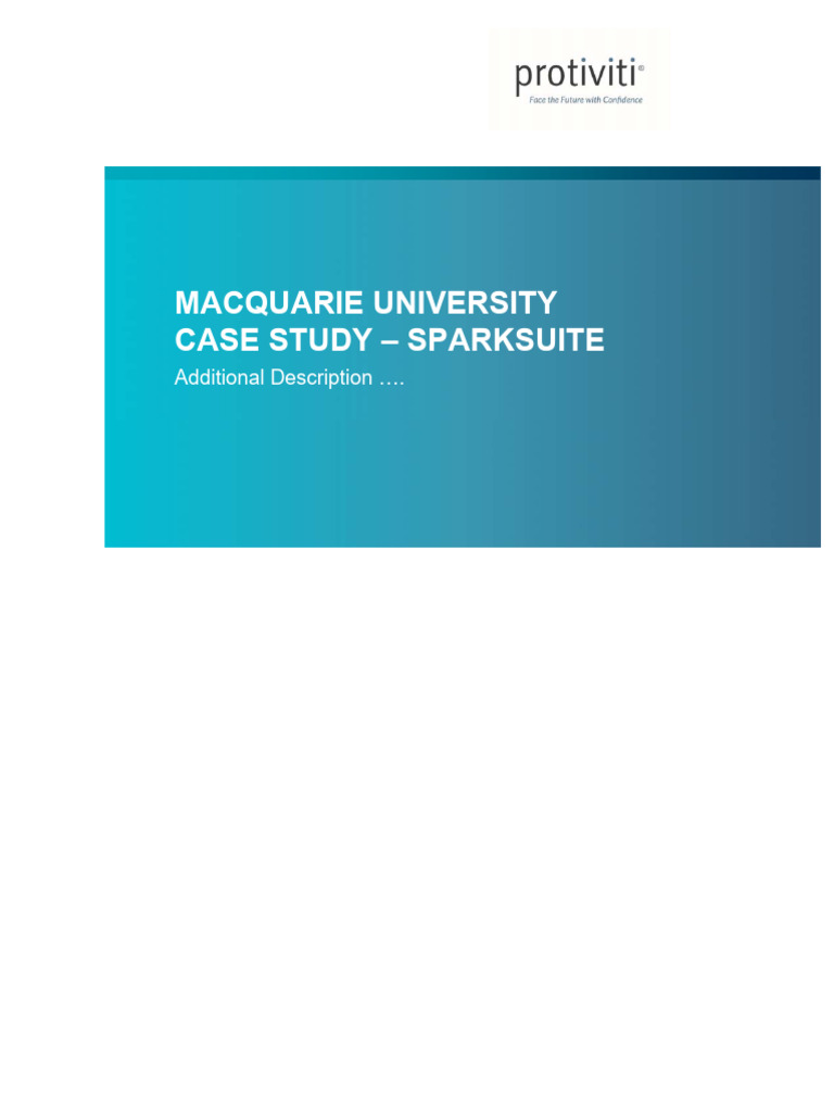 SparkSuite Case Study Overview | PDF | Computer Security | Security