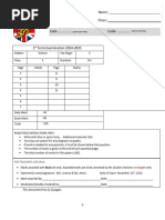 Term 1 - Paper 1 Grade 5 | PDF