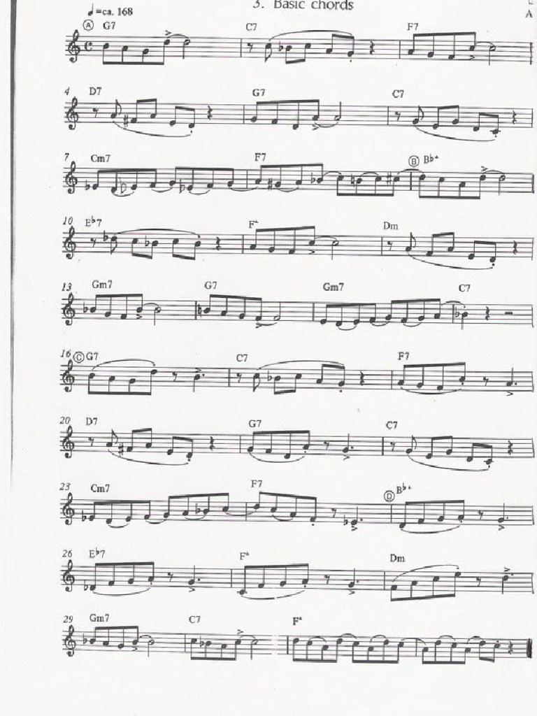 Jazz Etudes | PDF