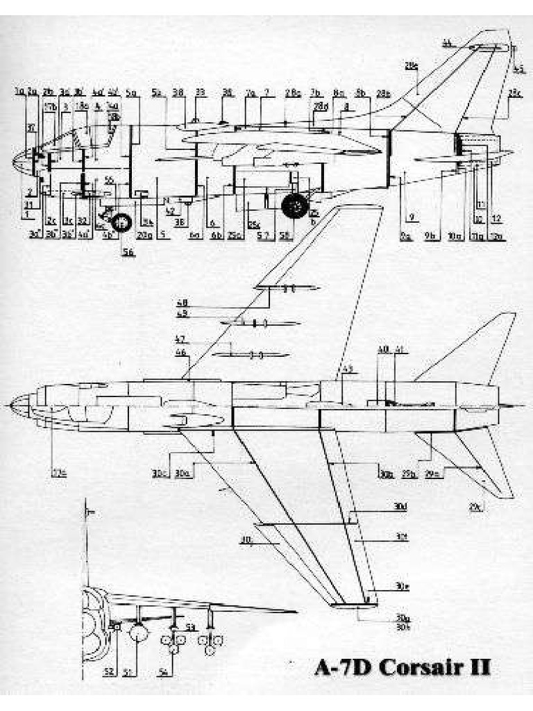 A 7 CORSAIR II Papercraft | PDF