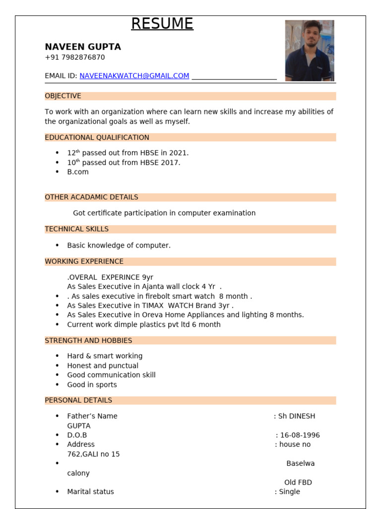Naveen Resume | PDF