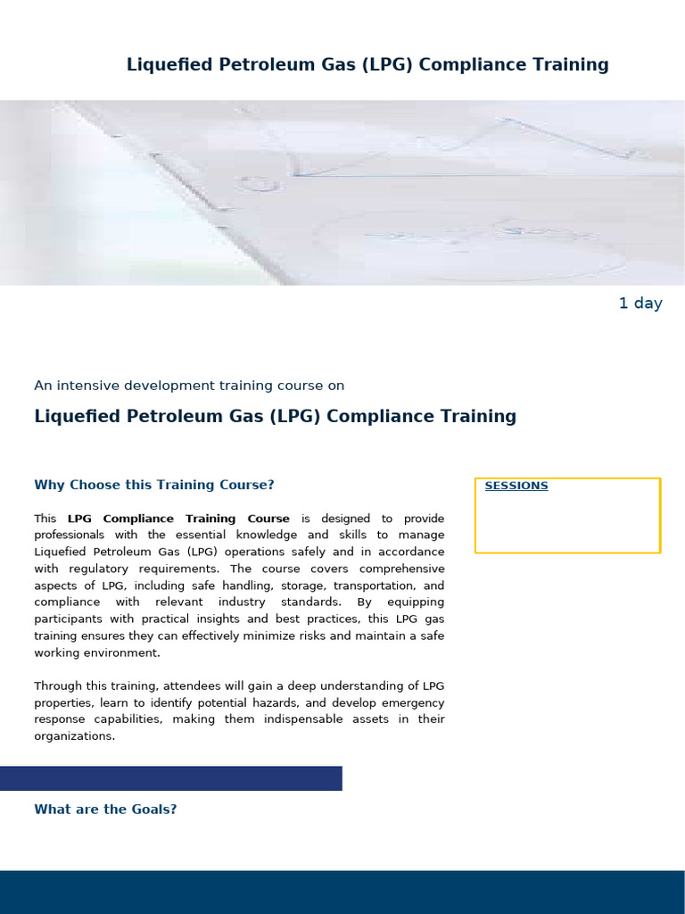 Training Materials | PDF | Regulatory Compliance | Liquefied Petroleum Gas