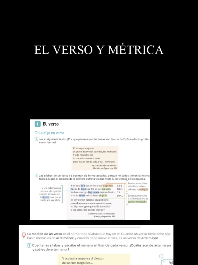 Verso 1 ESO | PDF