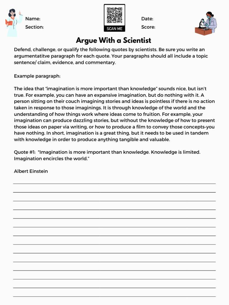 Argue With A Scientist | PDF