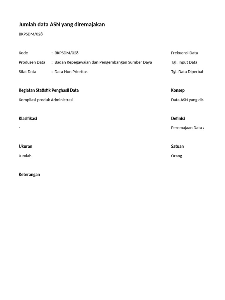 Dataset - BKPSDM-028 - 20250110175952 | PDF