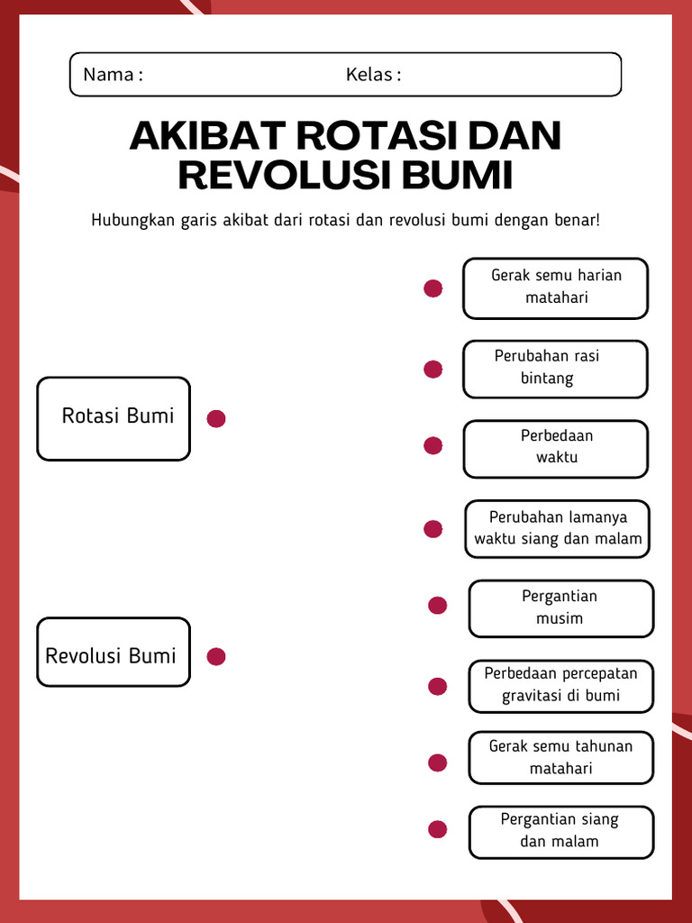 Akibat Rotasi dan Revolusi Bumi | PDF