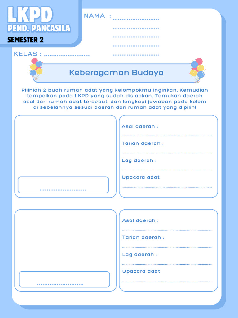 LKPD Keberagaman Budaya_Sem 2_PPKN | PDF