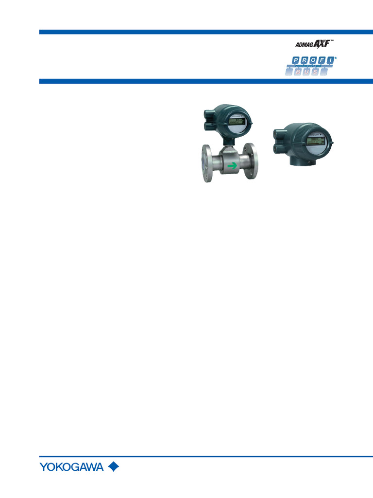 Gs01e20f12-01en 002 Axf Pa | PDF | Power Supply | Flow Measurement
