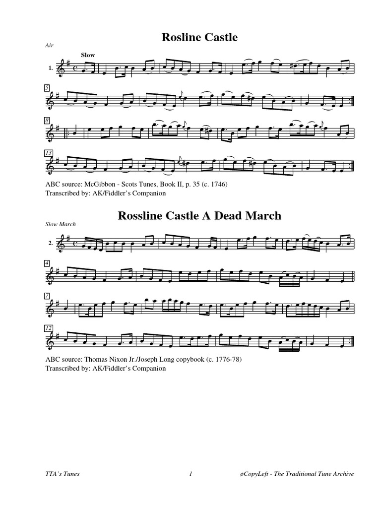 Roslin Castle | PDF