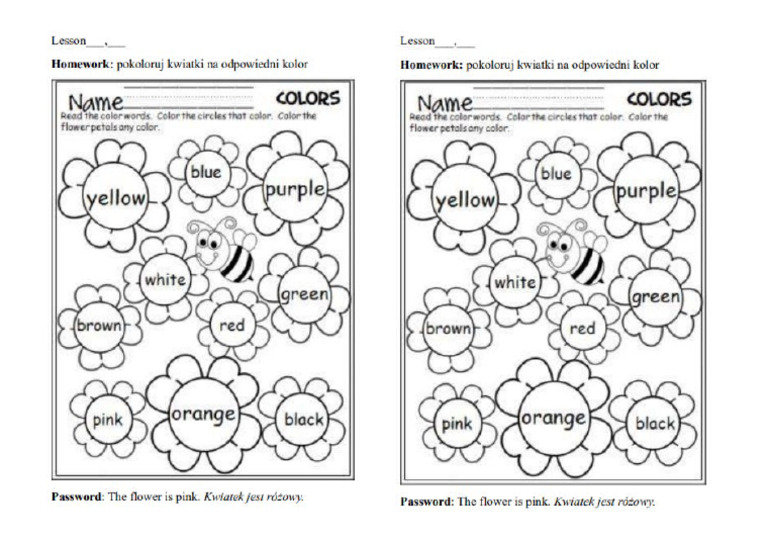 FV1- 1.2. colouring page- fl- H | PDF