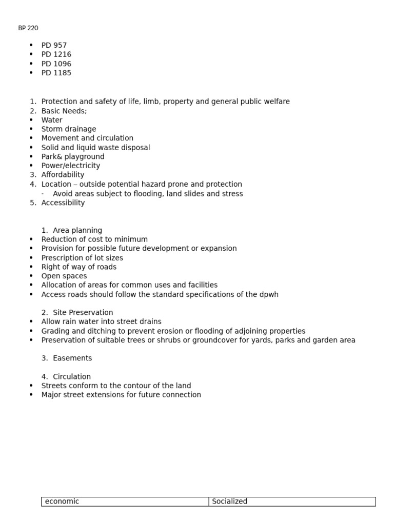 bp 220 subdivision | PDF | Road | Flood