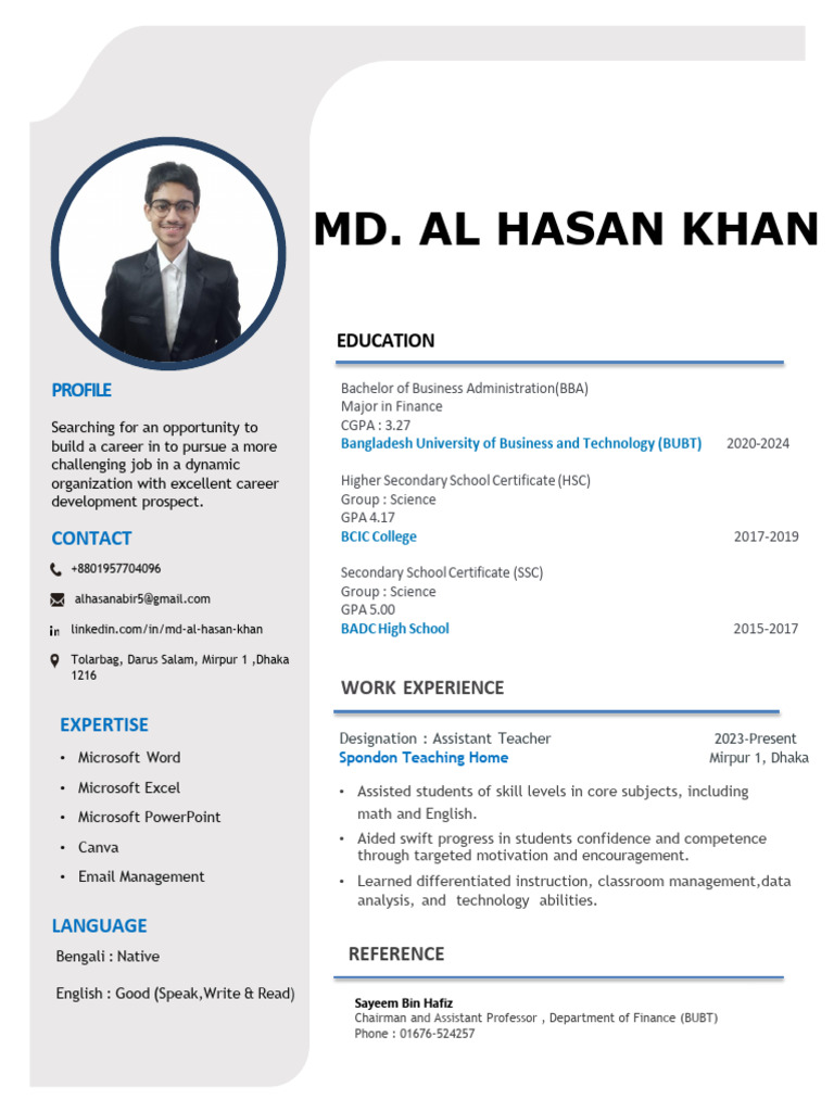Bold Modern Resume | PDF