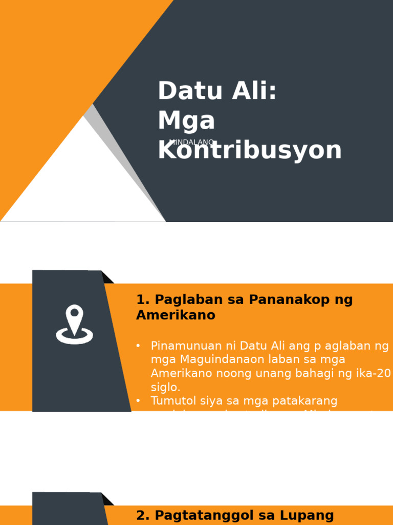 Datu-Ali-Kontri-Mindalano | PDF