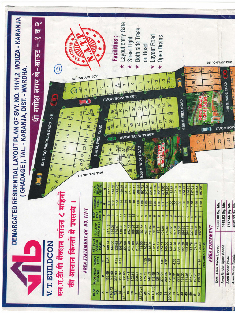Karanja Plot Map - 0001 | PDF