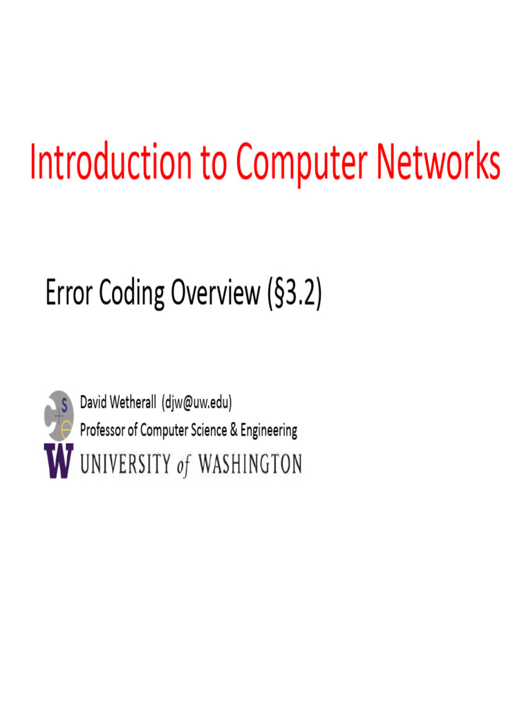 2-8-error-overview-ink | PDF | Error Detection And Correction | Discrete Mathematics