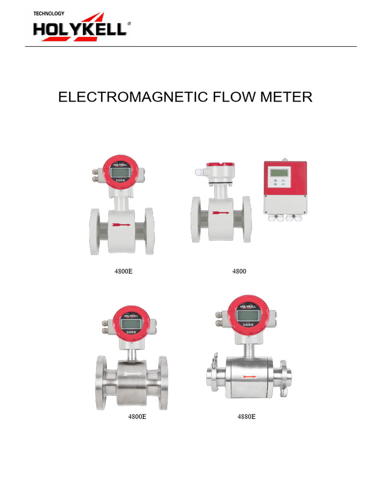 4800 01 Datasheet EN Holykell V22 | PDF | Flow Measurement | Vacuum Tube