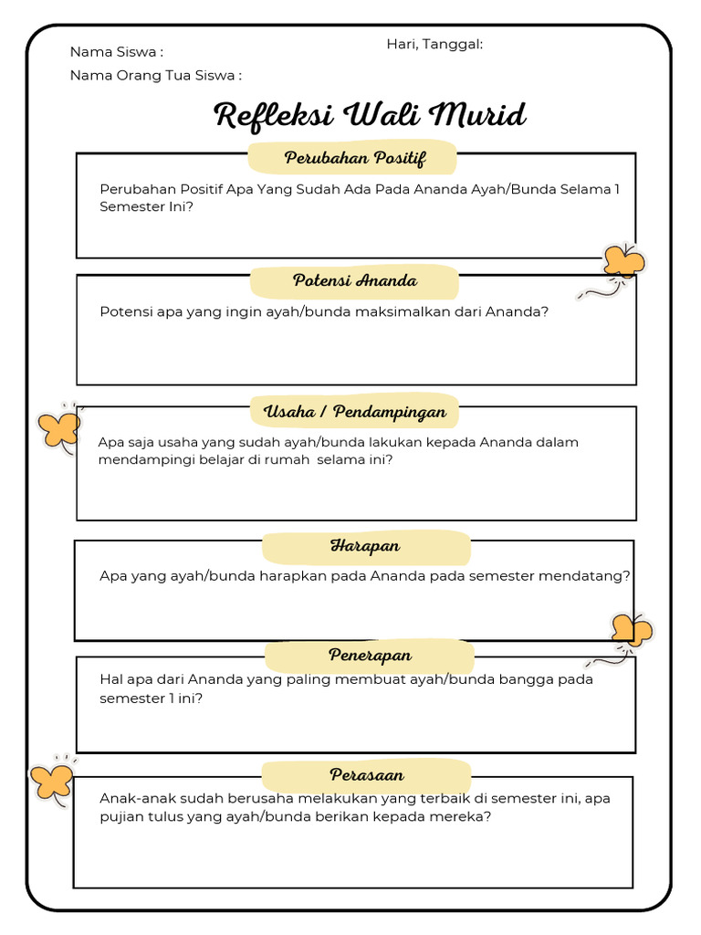 Refleksi Orang Tua | PDF