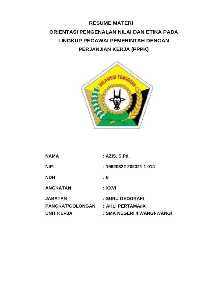 Resume Materi Fix | PDF